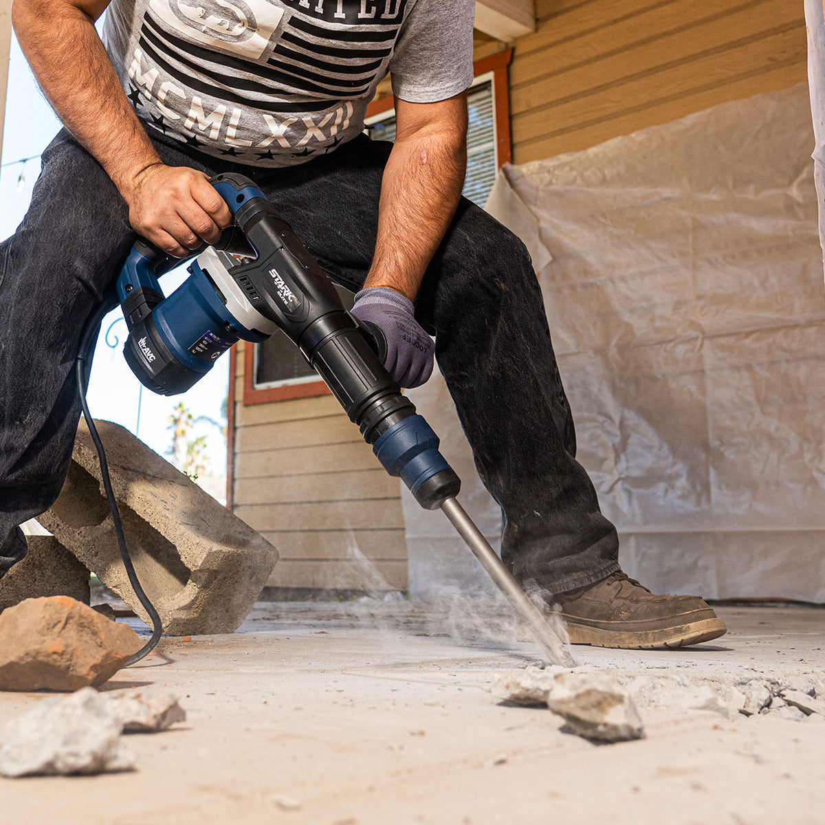 DEMOLITION HAMMER 1200W SDS-MAX 110V – Stark USA