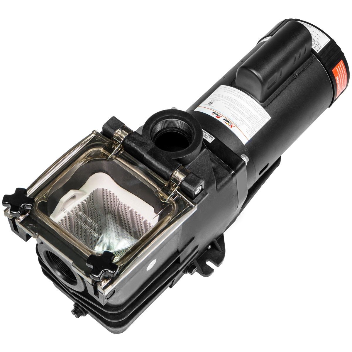 XtremepowerUS 1.5HP Dual Speed Swimming Pool Pump In/Above Ground Pool ...