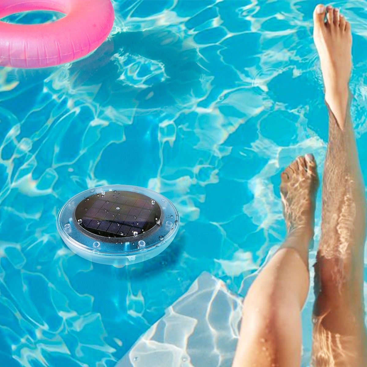 XtremepowerUS Solar Powered Pool Ionizer Reduce Chlorine for Above Gro ...