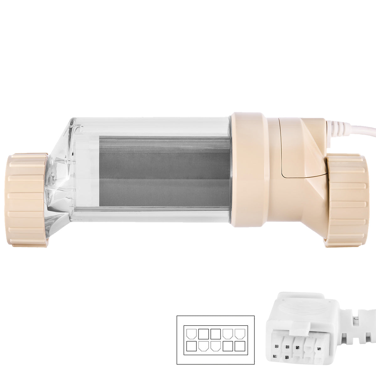 Universal Replacement Salt Chlorination 15 Cell Plate up to 40,000 Swi ...