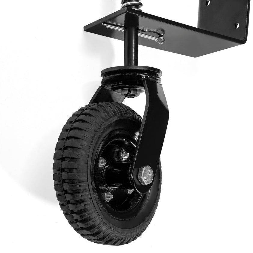 Stark USA 28211 8" Spring-Loaded Gate Caster Wheel Swivel Flat-Free Wh
