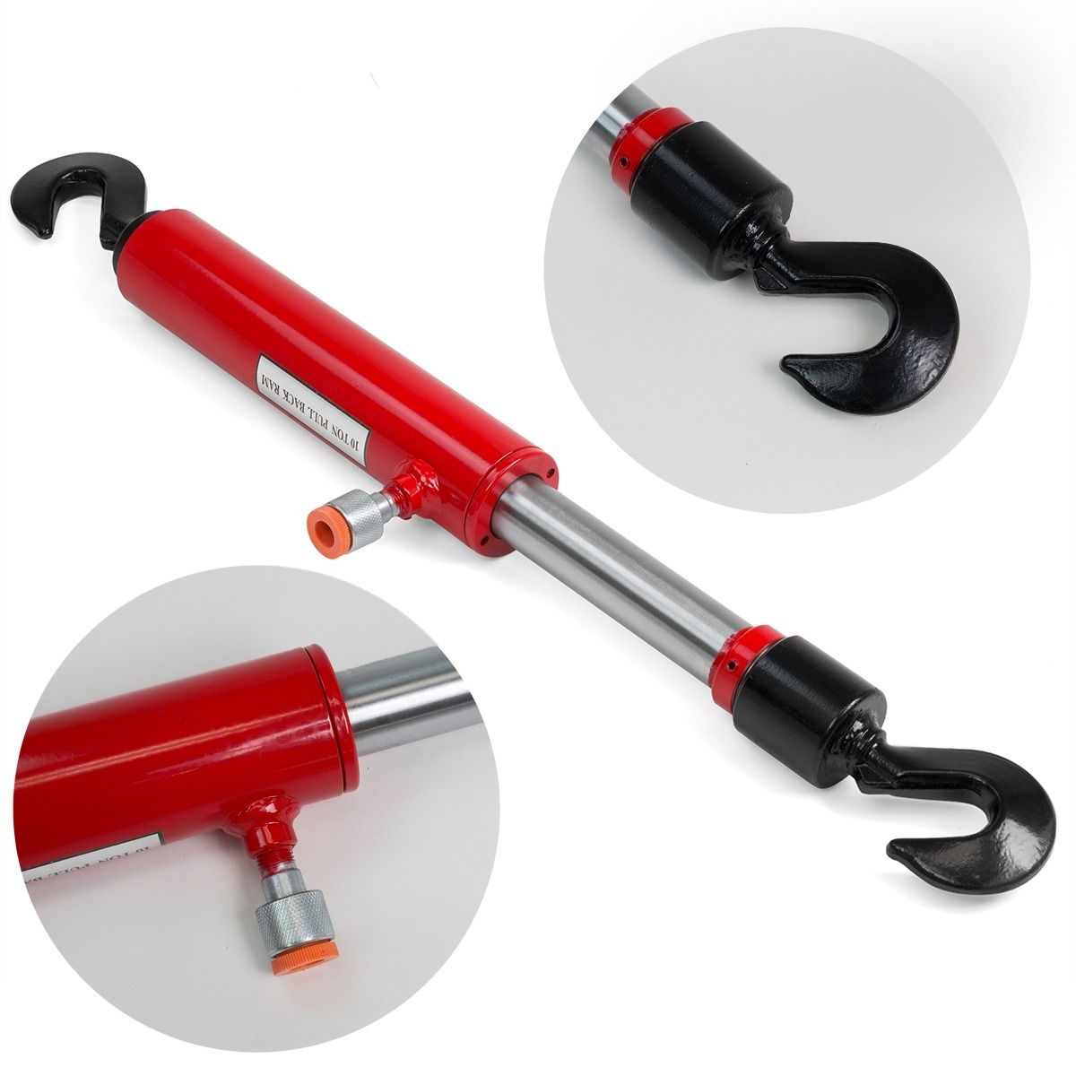 Stark USA 56083 10 ton Hydraulic Pull Back Ram Porta Power Frame Machi