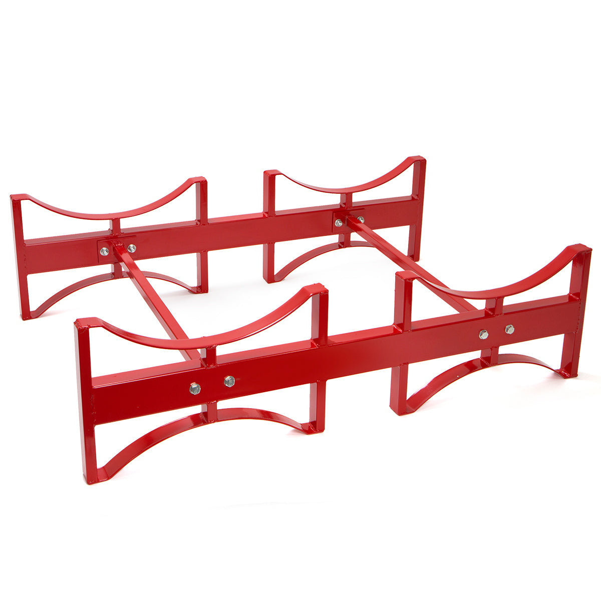 XtremepowerUS 95166 2-drum Storage Rack for Steeldrum 55gals 1800lb Lo ...